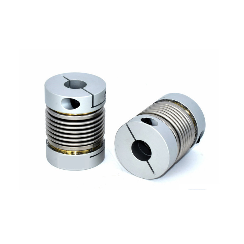 Aluminium Steel Bellows Shaft Coupling Clamping Motor For Indexing Step ...