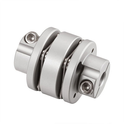 Aluminium Servo Motor Shaft Coupler 5mm To 8mm 10mm Double Diaphragm Clamp